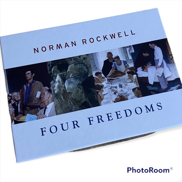 Norman Rockwell | Office | Norman Rockwell Four Freedoms Note Cards New ...